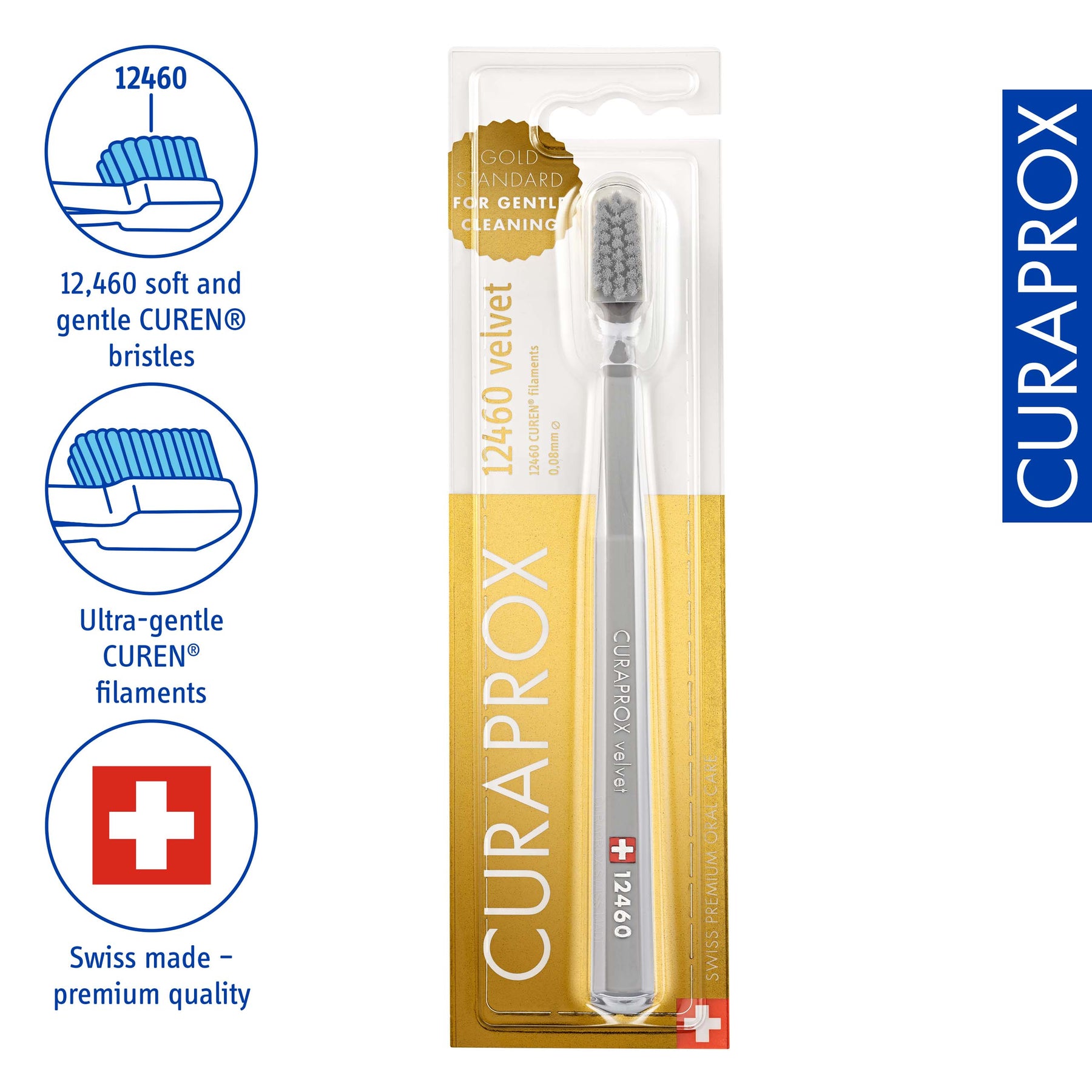 Curaprox CS 12460 Velvet – Most gentle cleaning
